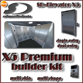 Second Life Marketplace - SD-Elevator X5 DualEntry Builder Kit Premium